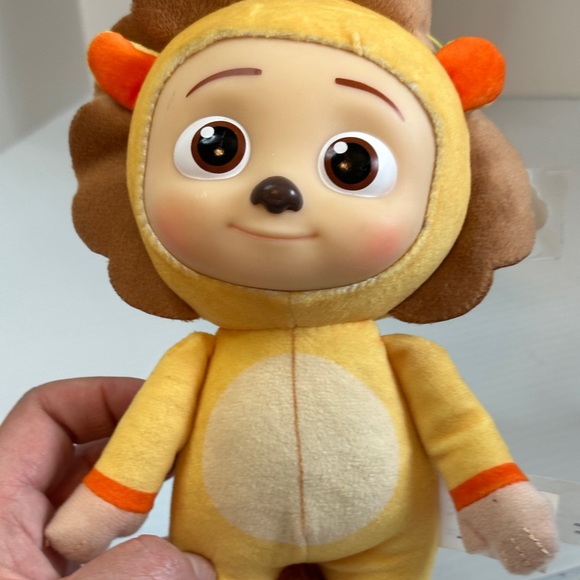 Toys | Cocomelon Jj Lion Cat 8 Yellow Plush Doll Soft Toy W Plastic ...